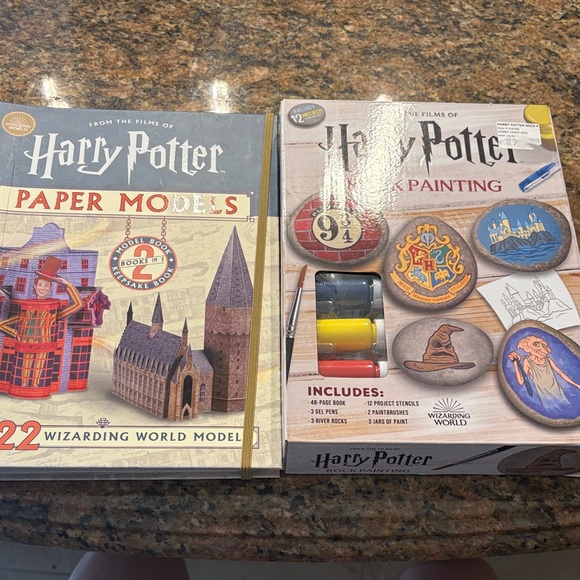 Toys | Harry Potter Paper Models And Rock Painting Set | Poshmark